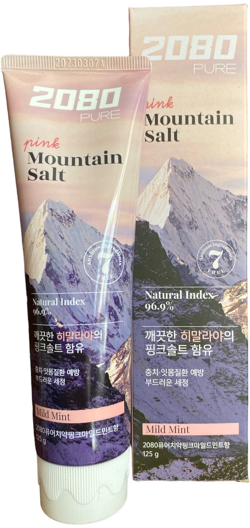 Зубная паста Dental Clinic 2080 Pink Mountain Salt Mild Mint, 125 мл