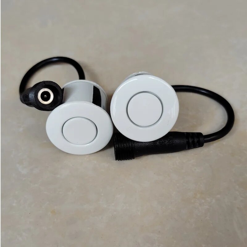 Автомобильный датчик парковки Longhorn, диаметр отверстия 21 мм, 21,5 мм, автомобильный White 0.11m