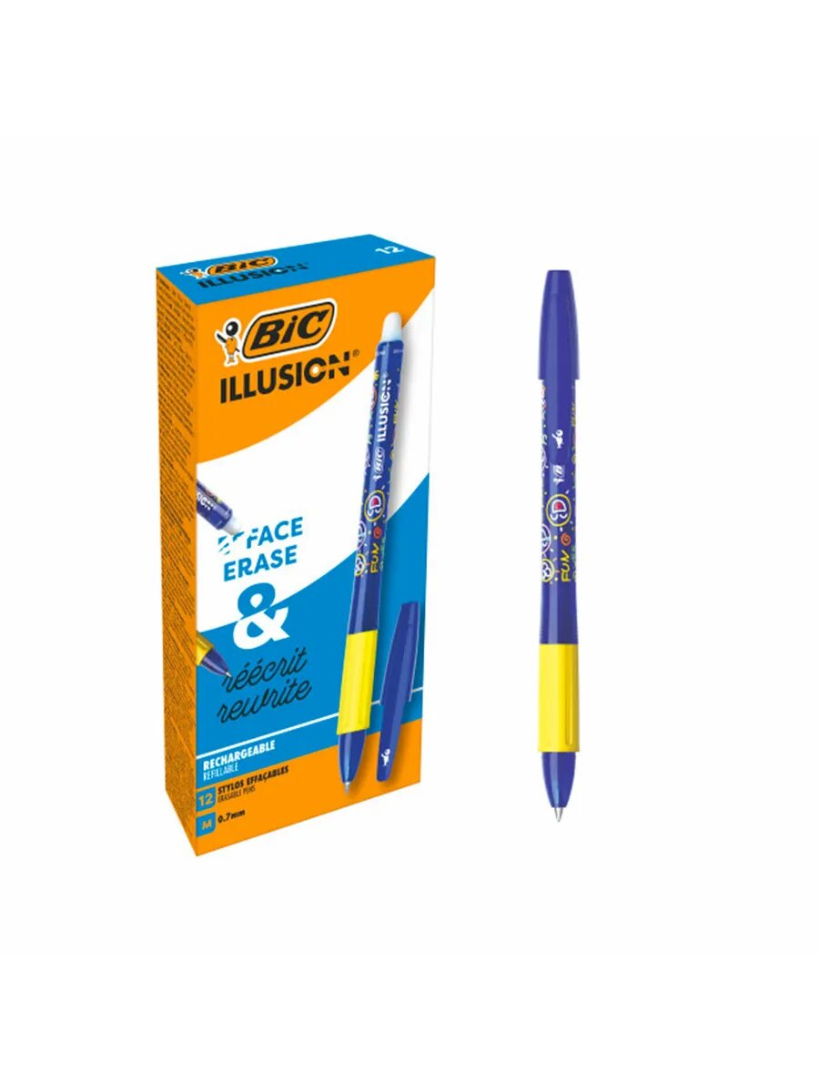 Ручка гелевая стираемая 0,3 мм синяя