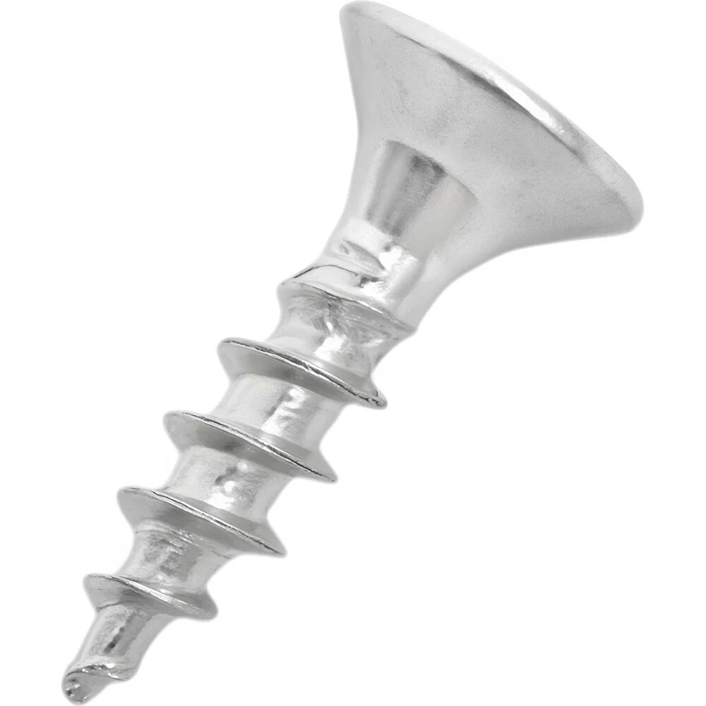 Саморезы универсальные Gigant потайная головка оцинкованная сталь с острым наконечником и шлицем