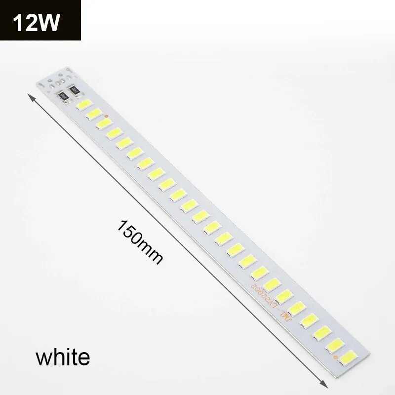 Светодиодные чипы QvvCev для DIY лампы белый теплый белый Белый, 12w white