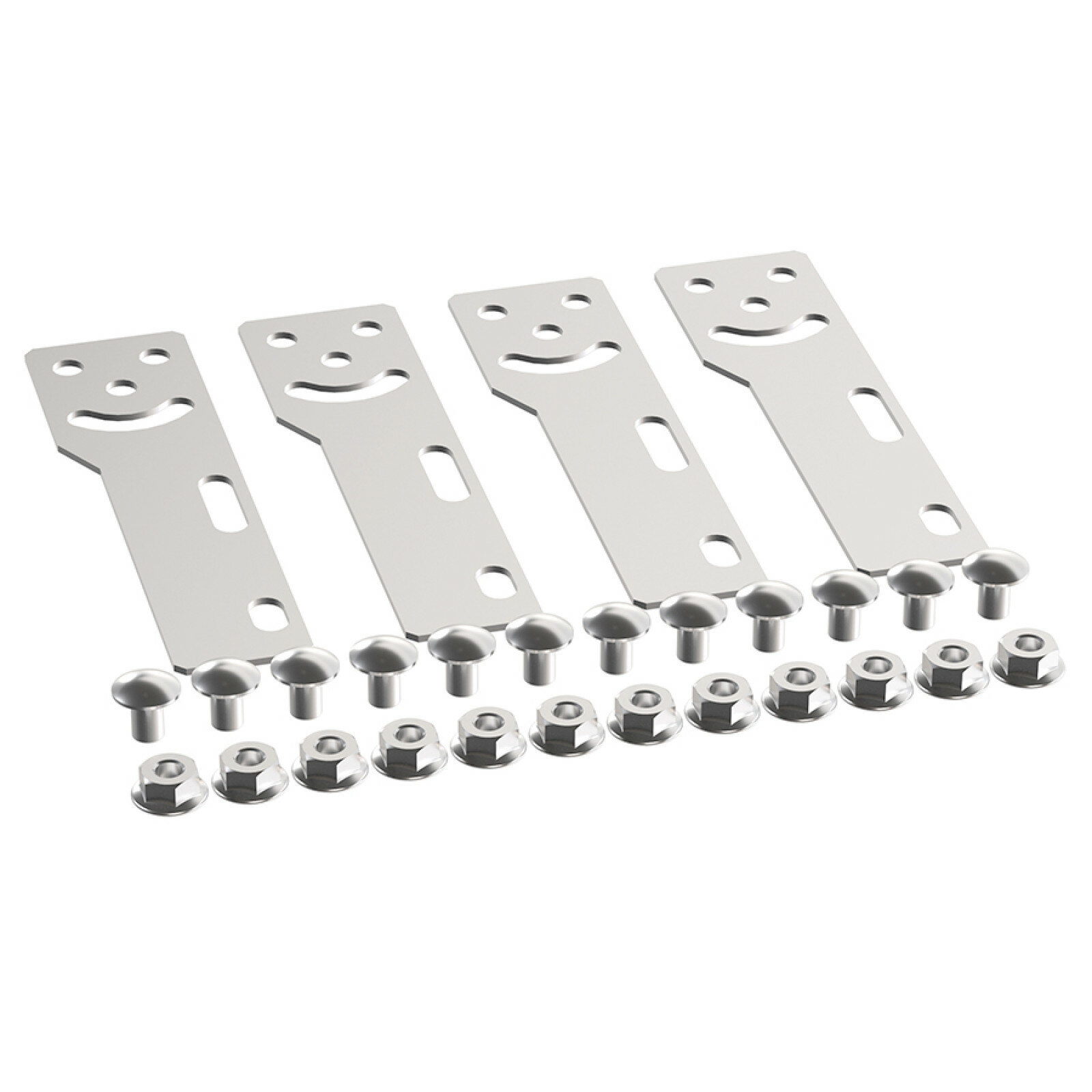 Комплект шарнирного соед. h 50 мм EKF - 1 упак.