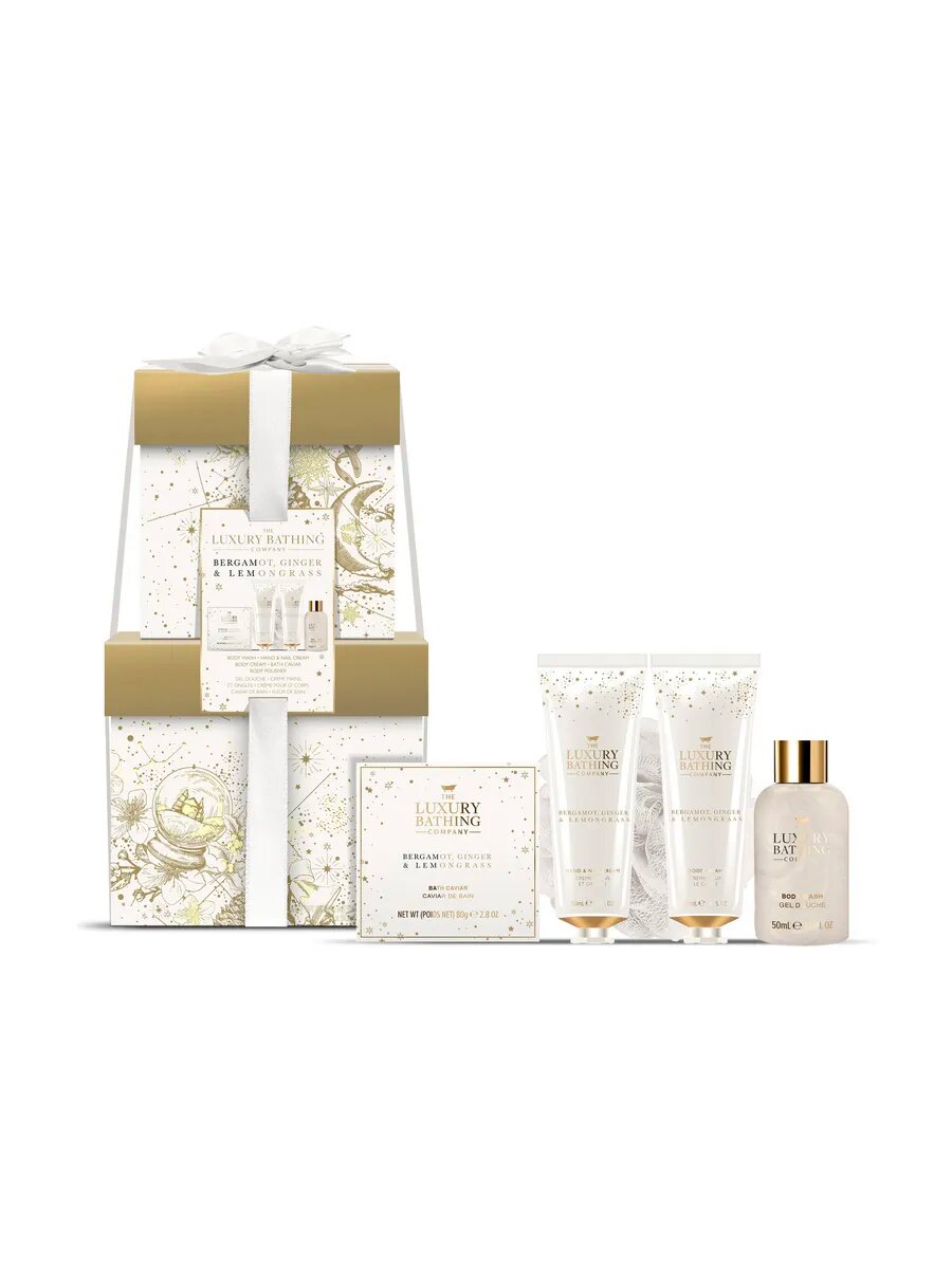Набор "Полная коллекция", The Luxury Bathing Company, бергамот, имбирь, лемонграсс