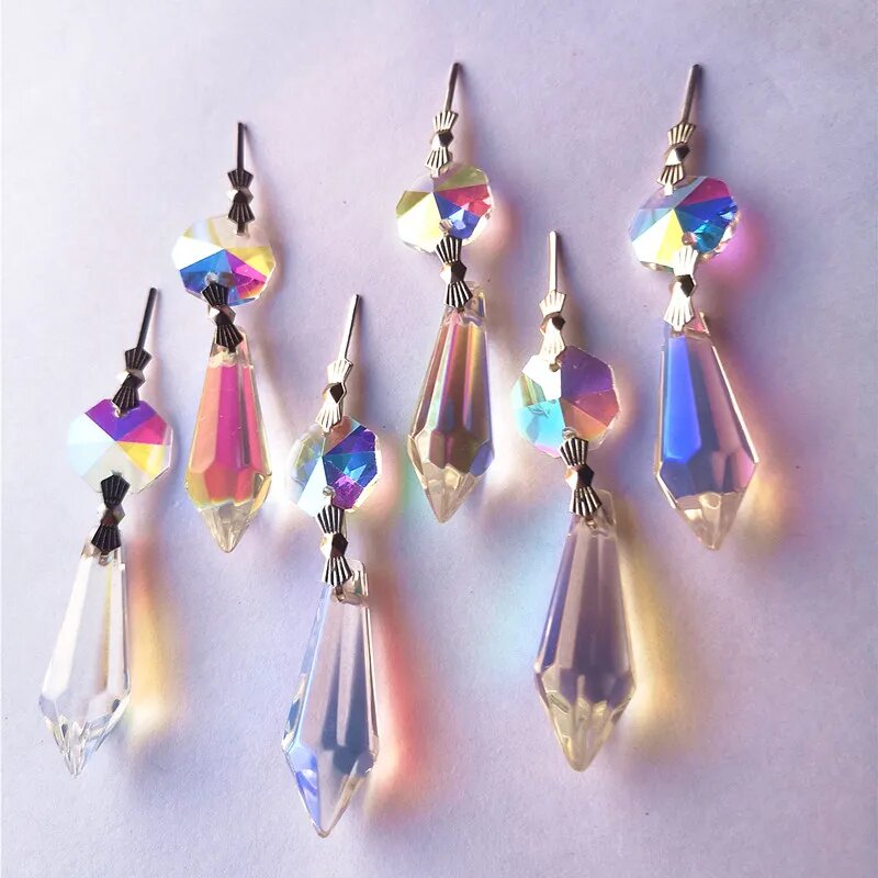 Хрустальные подвески для люстры TZ, 6 шт.