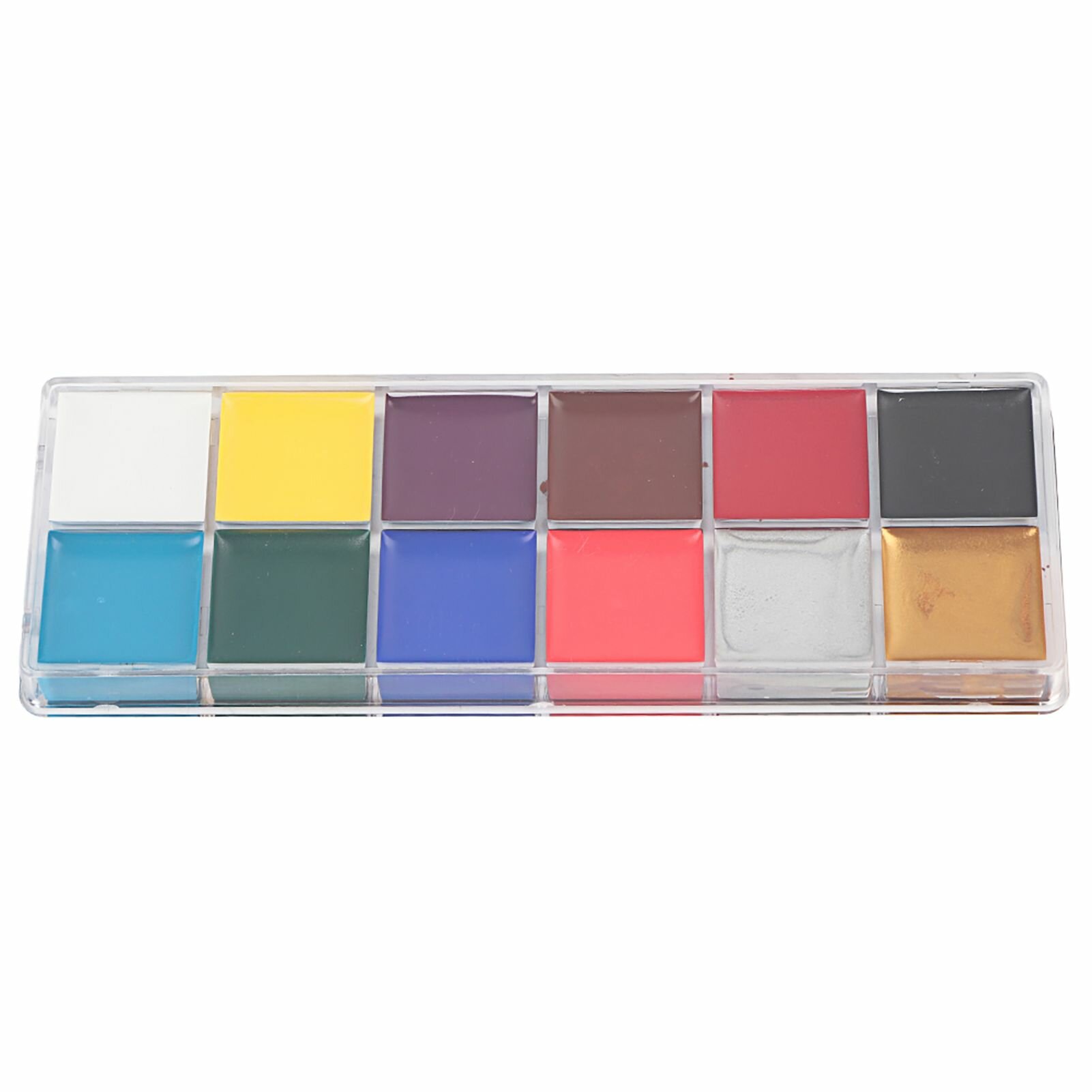 Краски для бодиарта 12 цветов (хэллоуин)