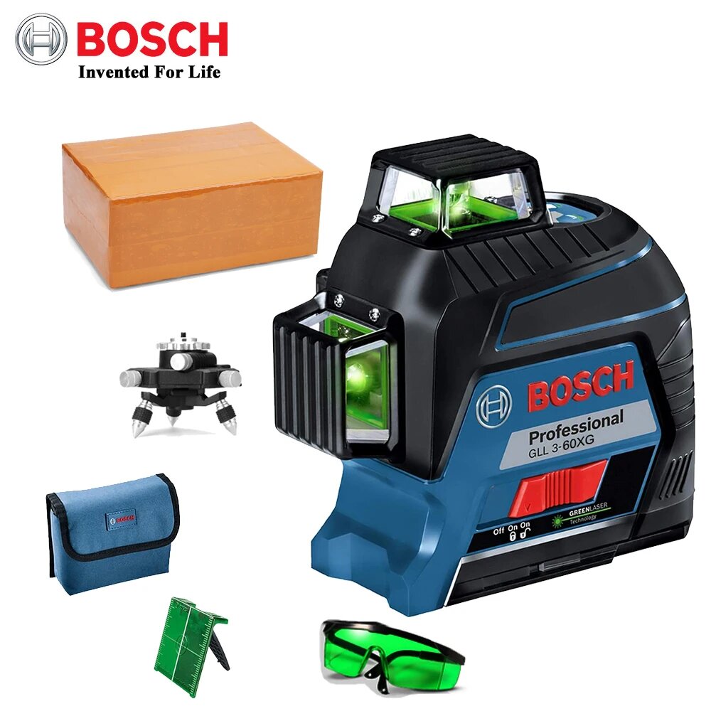 Лазерный уровень Bosch, GLL3-60XG Set 2
