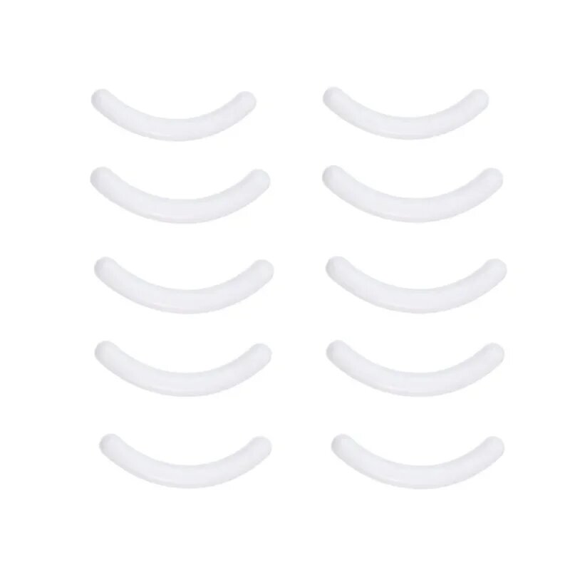 Щипцы для завивки ресниц черные/серебристые/белые 10pcs NO.3