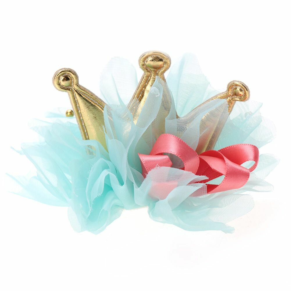 Элегантная кружевная корона для кошек и собак