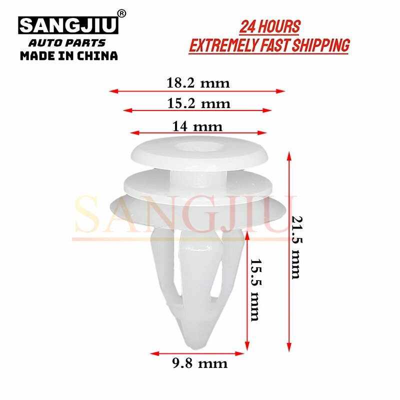 20 шт. клипсы для задней панели окна двери подкладки крышки багажника совместимы с BMW Volvo Saab C30 C70 XC70 Renault VW Audi