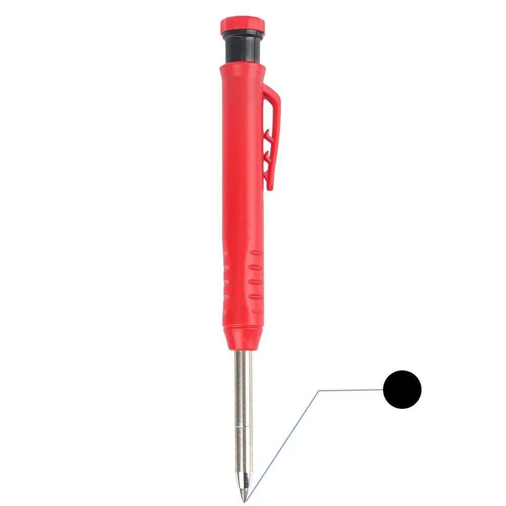 Механические карандаши плотницкие с точилкой Красный, Red Pen