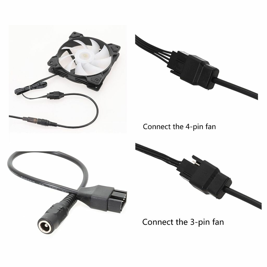 Адаптер питания Dc5521 в 12 В 4-контактный Кабель-преобразователь для объектива камеры-маршрутизатора