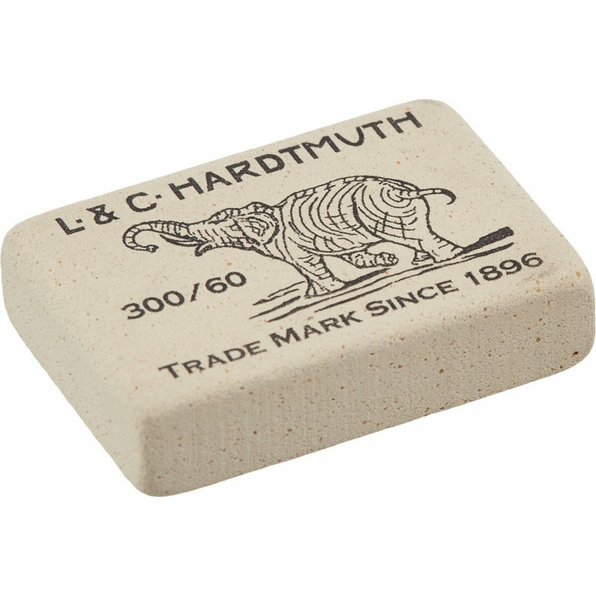 Ластик Koh-I-Noor Elephant 300/60 (прямоугольный, натуральный каучук, 31x21x8мм) (0300060024KDRU), 1шт.