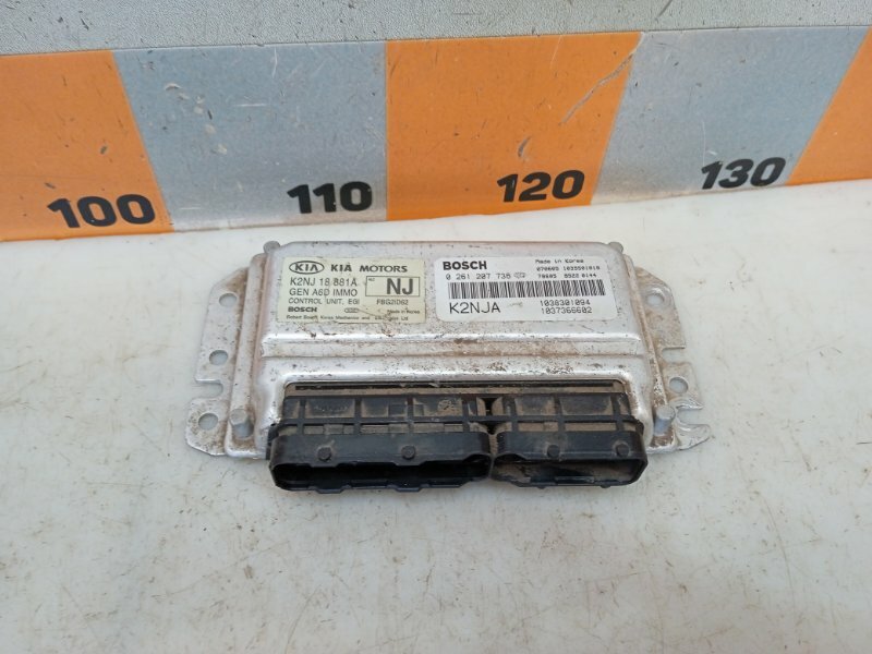 Б/У блок управления ДВС, мозги 1.6, Киа Спектра Блок управления двигателем Kia Spectra 2007 SD 343495 Hyundai-KIA арт. K2NJ...