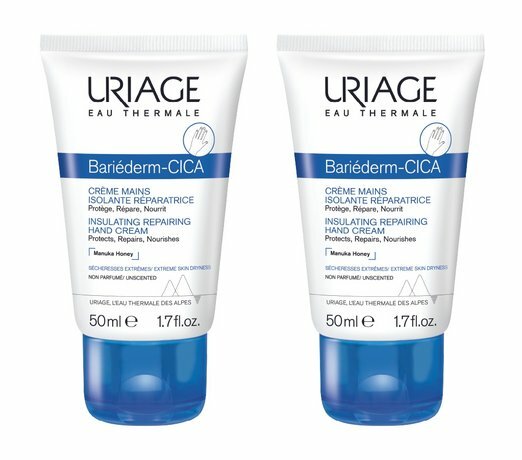 Uriage Bariederm Insulating Repairing Hand Cream Pack, Набор изолирующих восстанавливающих кремов для рук,
