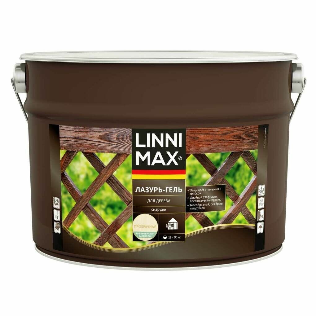 Лазурь-гель для дерева Linnimax (9л) тик