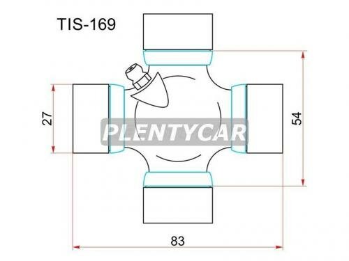 Крестовина карданного вала toyo Toyo TIS-169