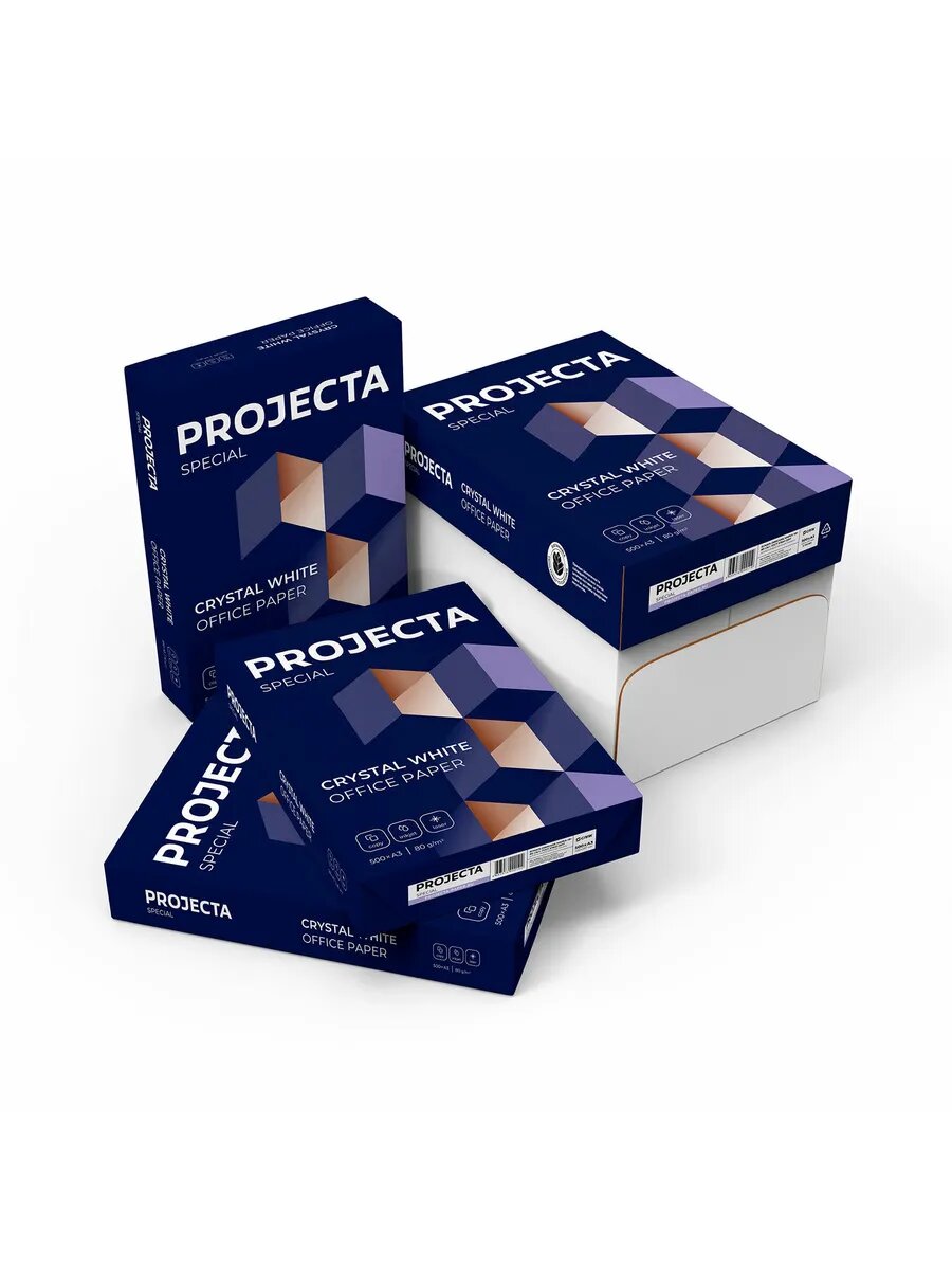Бумага офисная большого формата 297х420, А3, 500 л, марка В