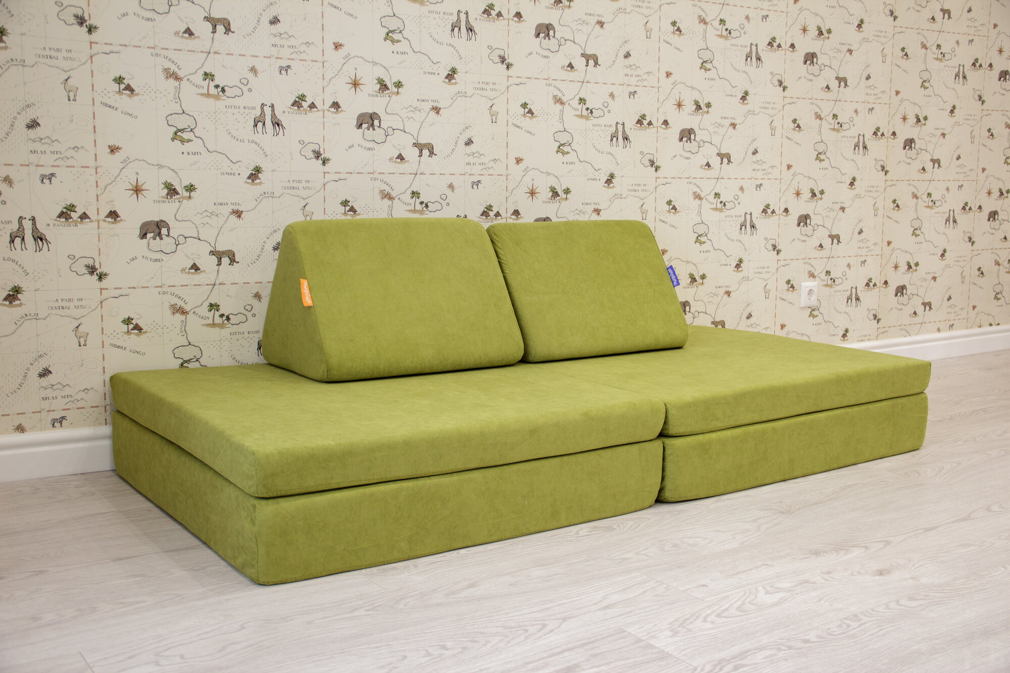 Детский диван-трансформер Playdivan Lime