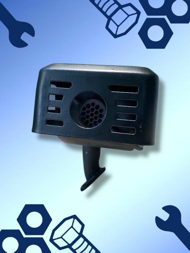 Глушитель на двигатель 168F/170F на мотоблок