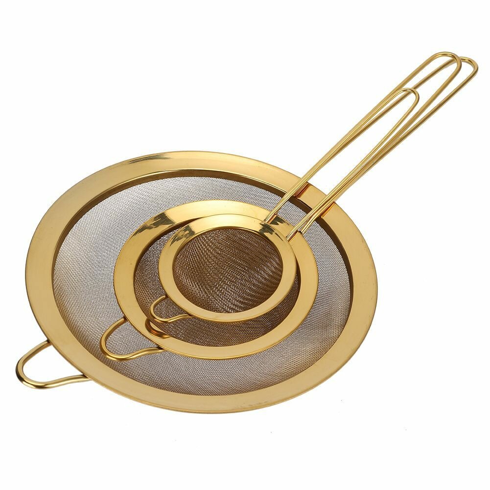 Набор сит из нержавеющей стали для фильтрации масла 8 см 12 см 20 см - прочные и удобные