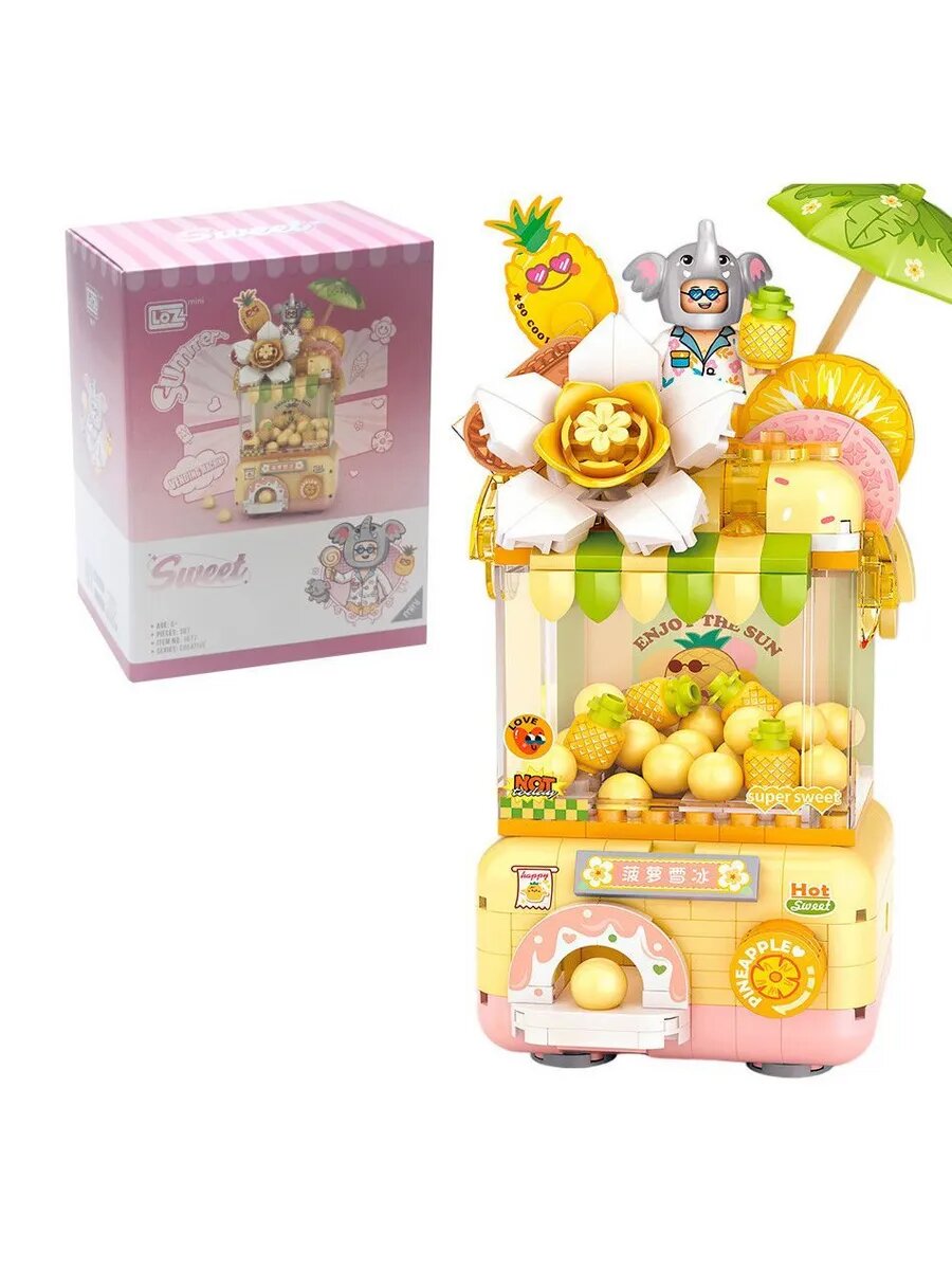 Конструктор "Коробка с ананасом", 387 деталей