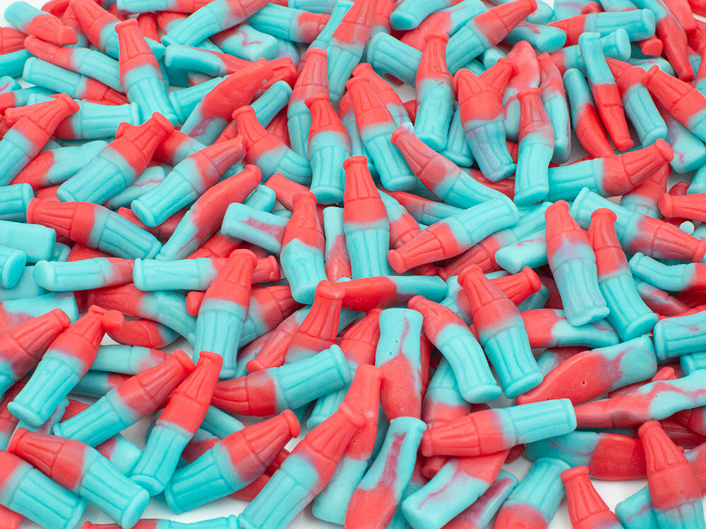 Мармелад DAMEL "Бутылочка", жев, розово-голубой, 1 кг, Испания