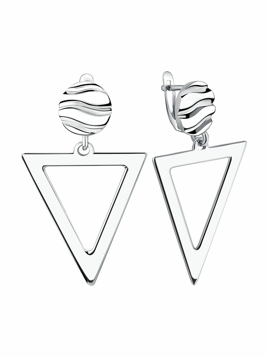 Серьги с подвесками, серебро, 925 проба
