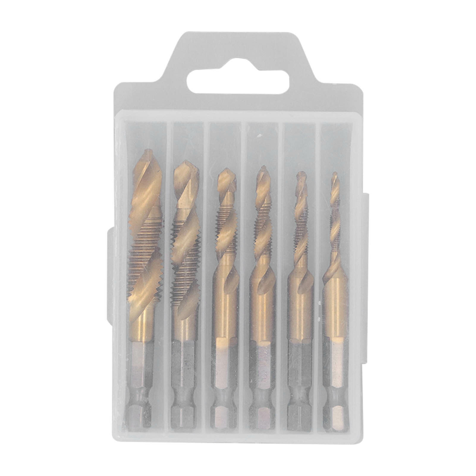 6шт Резьбовых Сверлильных Метчиков HHS С Тонкой Резьбой Износостойкий Винтовой Метчик для Сверления Нарезания Резьбы