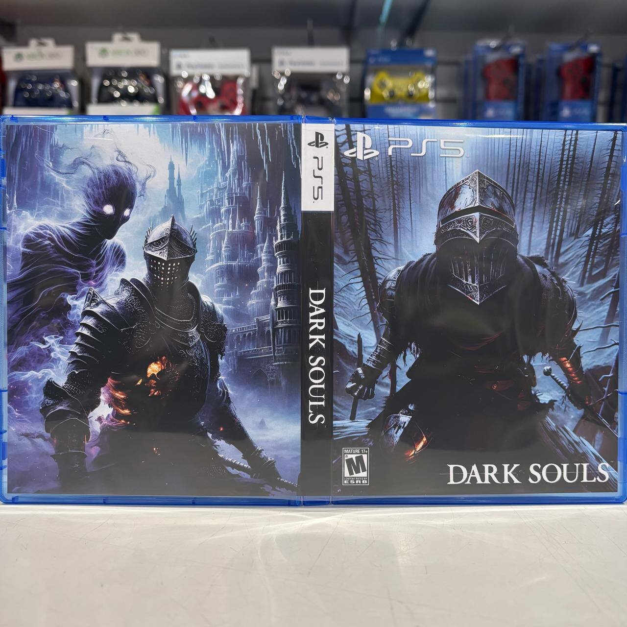 Игра "Dark Souls" PS5 - Кастомная обложка для диска №5