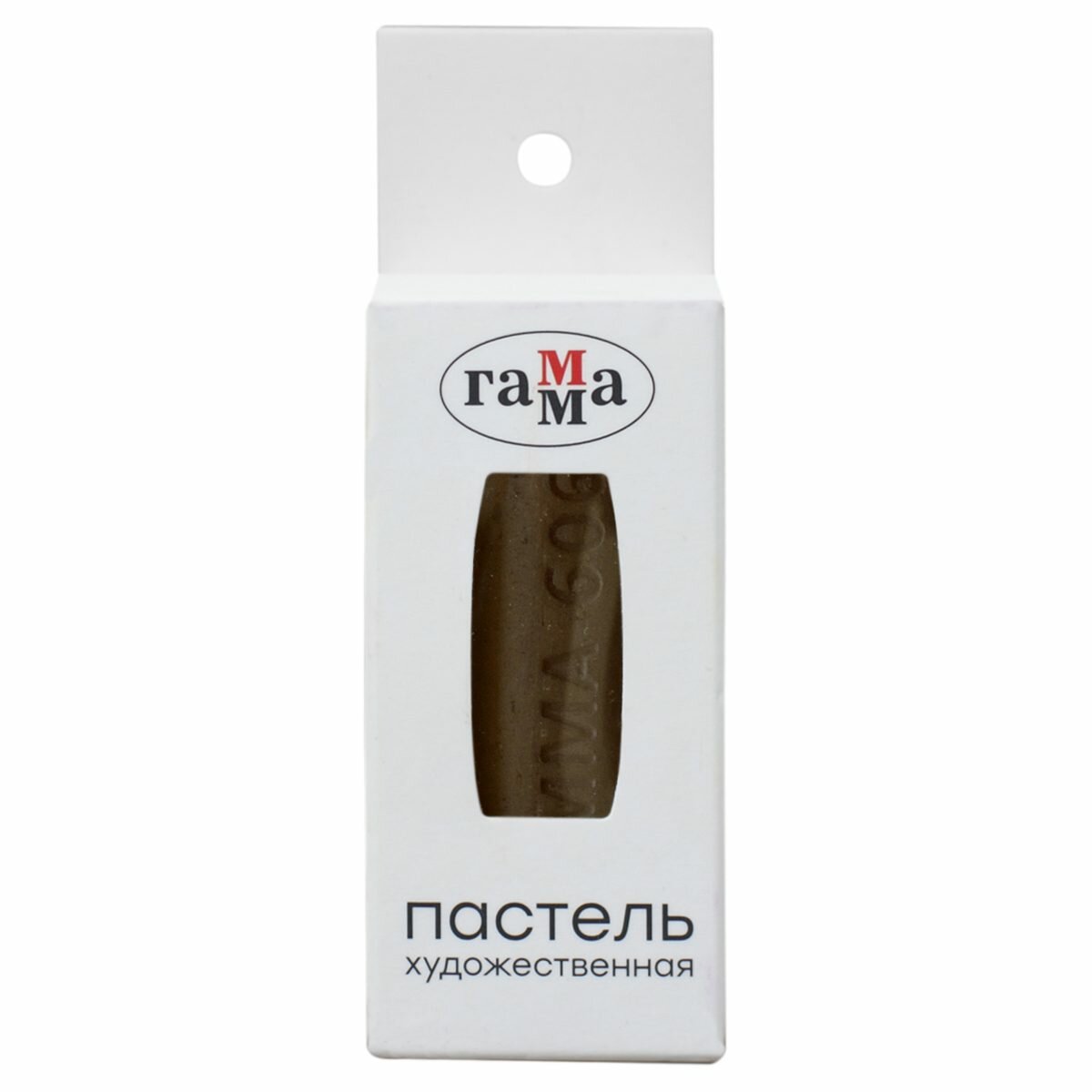 Пастель сухая художественная Гамма, марс коричневый темный № 606, штучная, картон. упак. (210823_606), 4 уп.