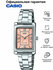 Наручные часы CASIO Collection, бежевый, серебряный, розовый