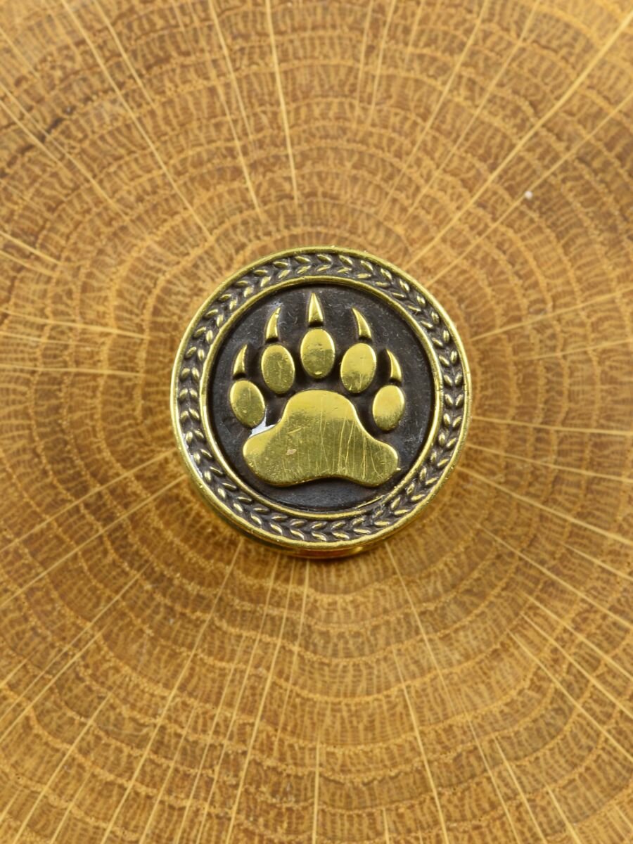 Вставка в браслет из паракорда, Hobbylive, ювелирная латунь - Печать Велеса