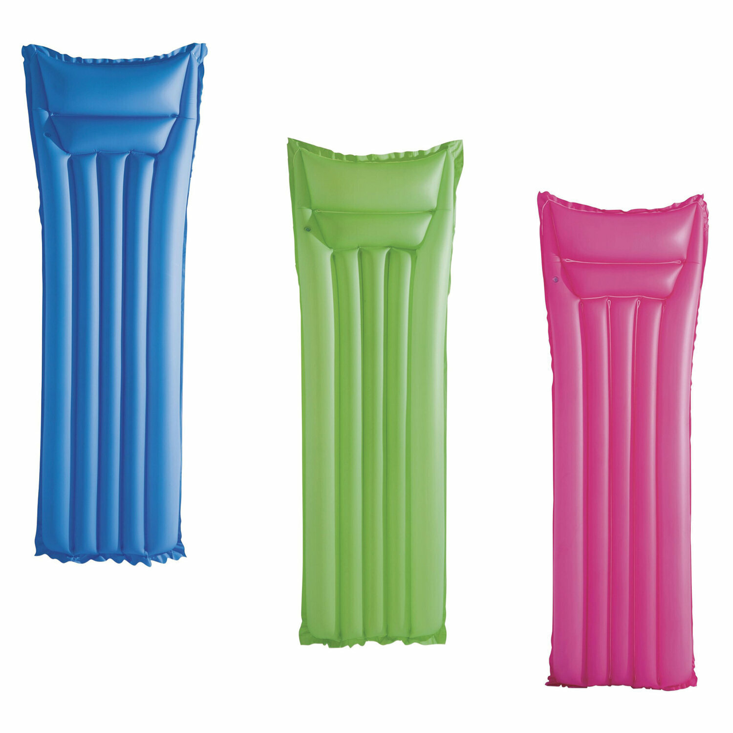 Упаковка 5 шт. Надувной матрас для плавания "Матовый", 183х69 см, до 100 кг, ассорти, BESTWAY, 44007