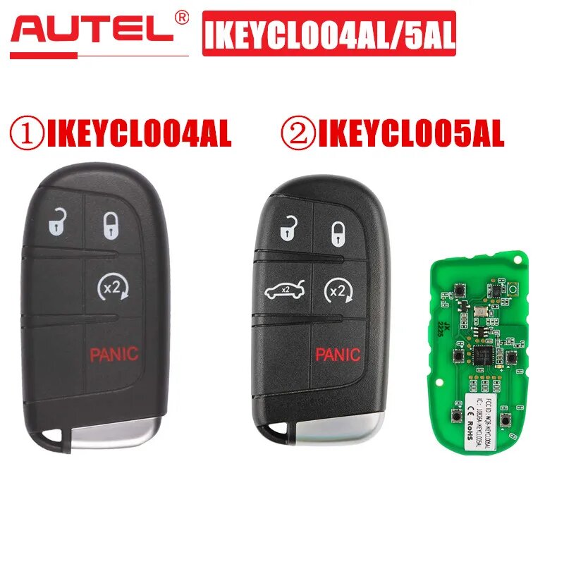 Универсальный смарт-ключ AUTEL MAXIIM IKEY для Chrysler/Cadillac/Honda/Hyundai/Nissan для KM100 KM100E IM508 IM608 PRO