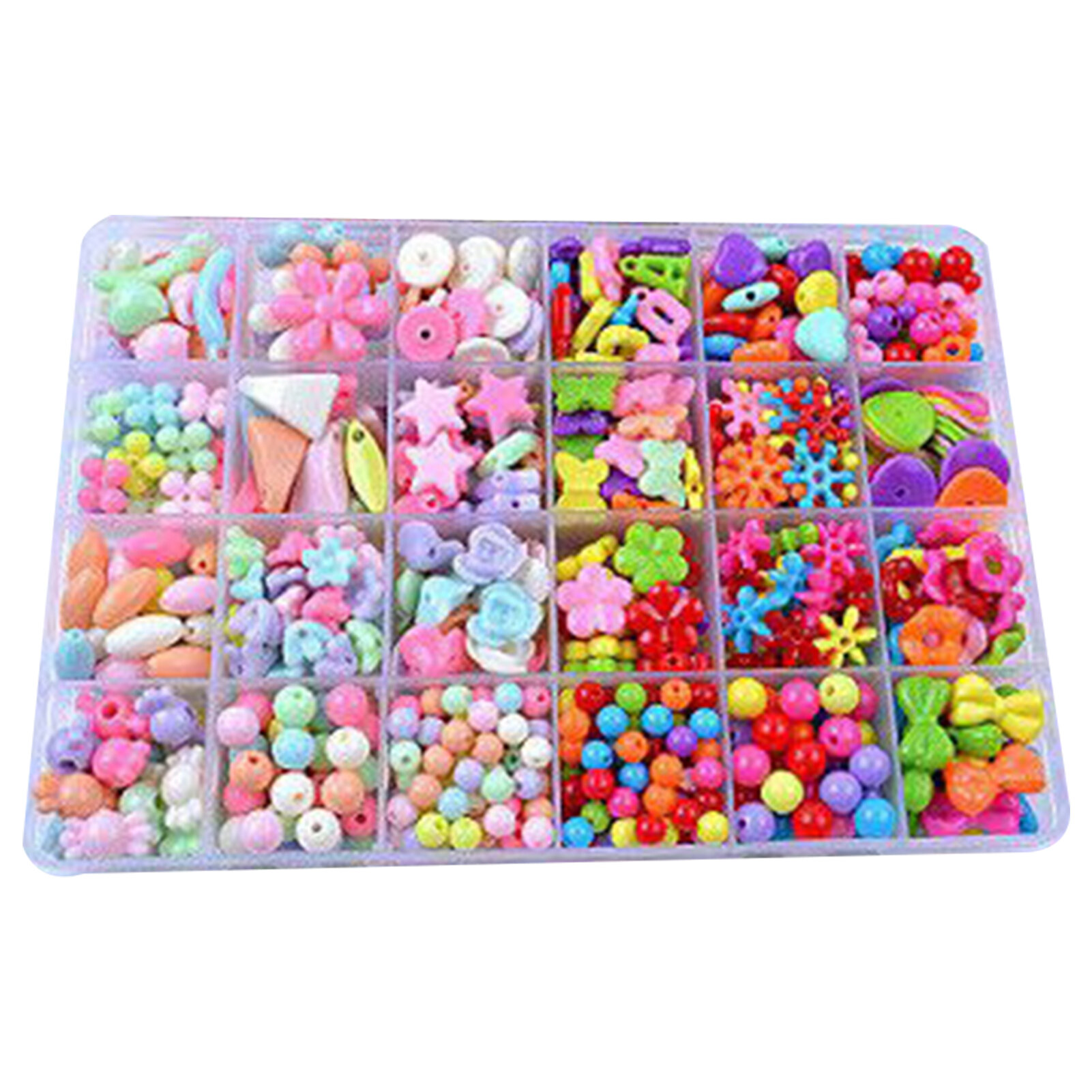 Набор из 9 предметов для детей, бижутерия, браслет, набор для изготовления бусин, головоломка, обучающие игрушки «сделай сам» с 24 сетками для девочек, тип 4