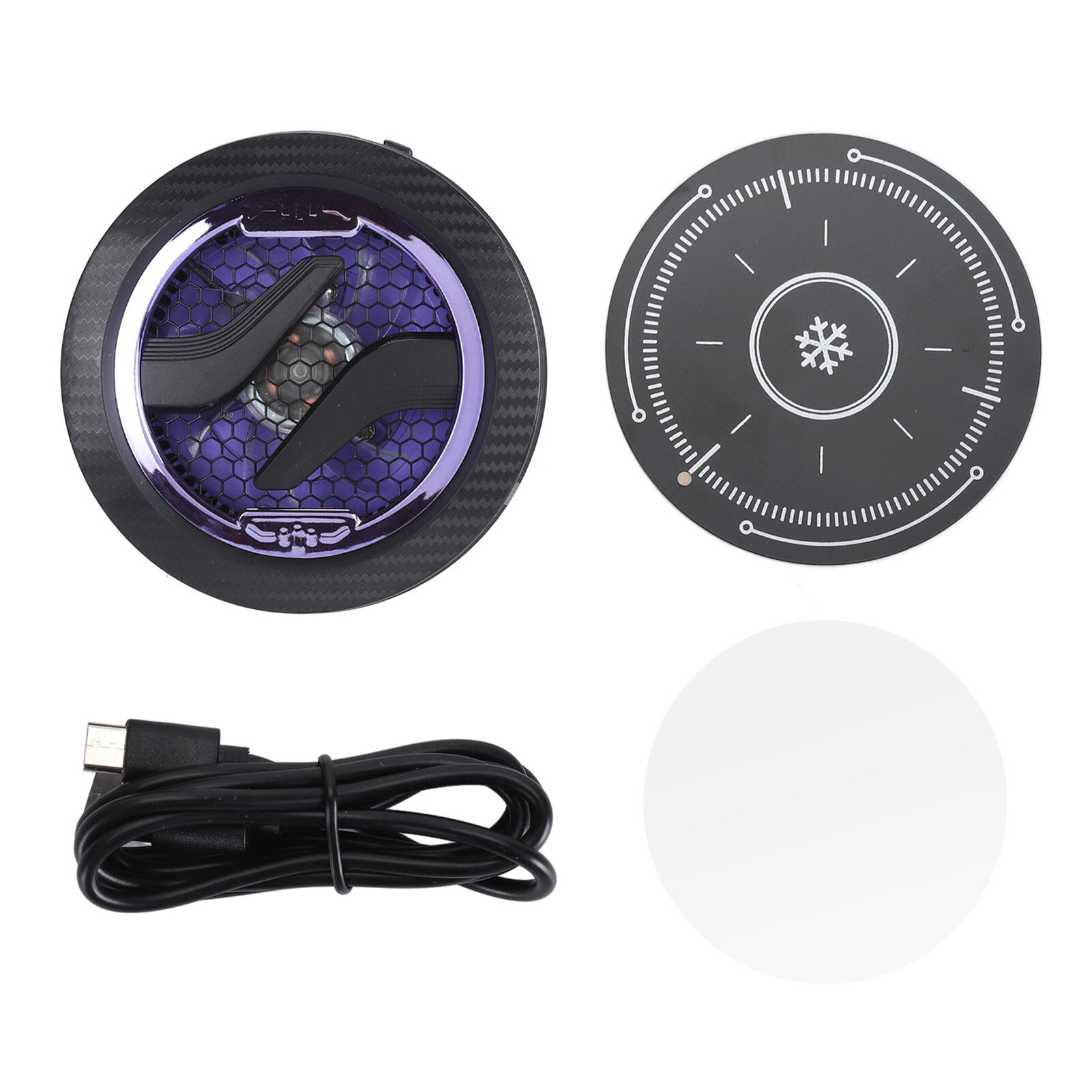 Магнитный охладитель для телефона с 3 скоростями, регулируемая температура, полупроводниковый радиатор для мобильного телефона, охлаждающий вентилятор для сотового телефона для игр, черный