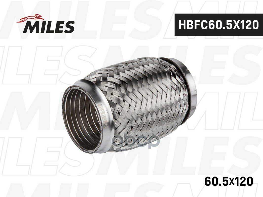 Труба гофрированная с внутренним металлорукавом 60.5X120 Miles арт. hbfc60.5x120
