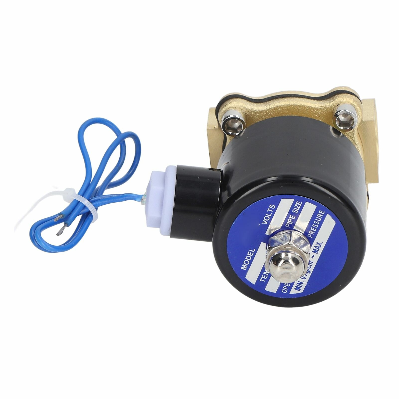 ЭМК 2Вт НЗ латунь с медным сердечником 1/2" вода/газойль DC12V