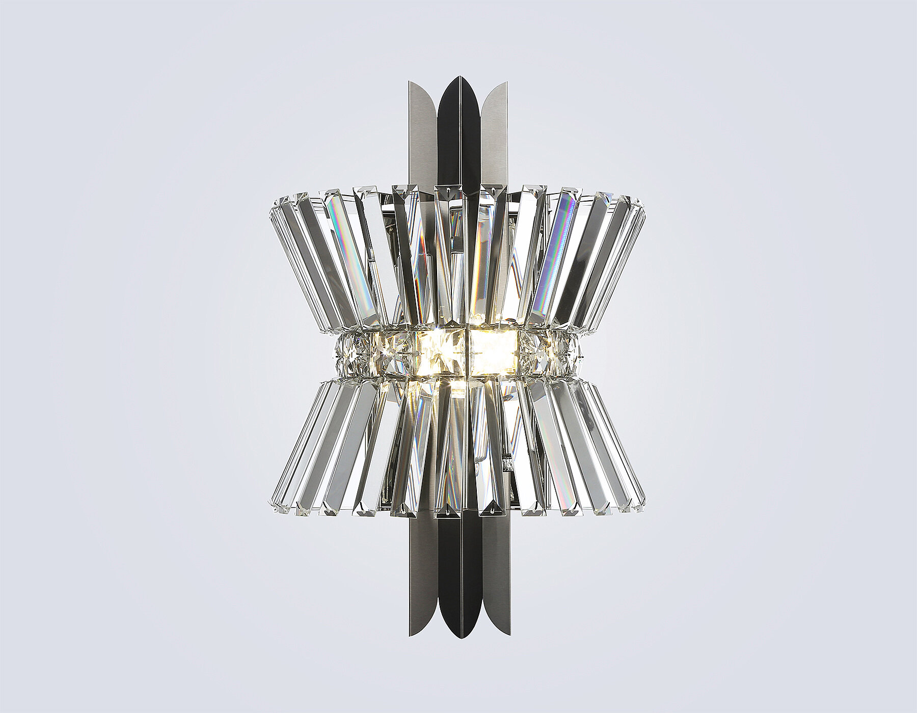 Настенное бра Ambrella Crystal LH41032, E14, кол-во ламп:2шт, Черный