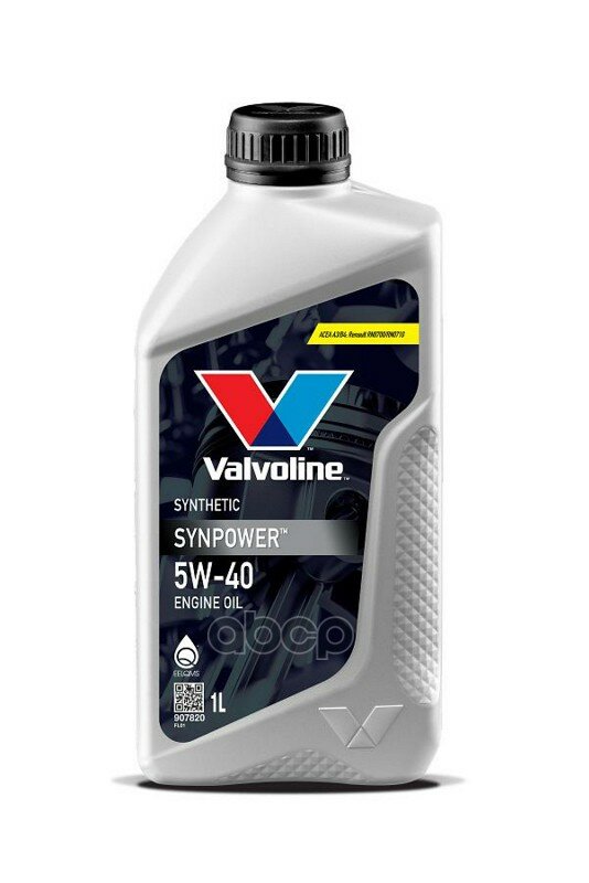 Valvoline Масло моторное VALVOLINE SYNPOWER A3/B4 5W-40 1л На складе