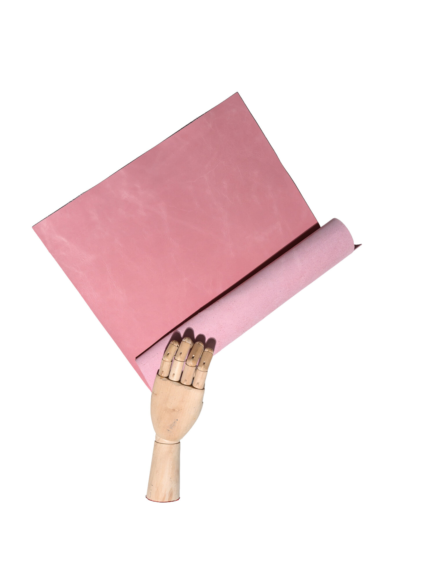 Кожа натуральная галантерейная в листах. Пулл-ап 1.2-1.4 мм. А2. Роза