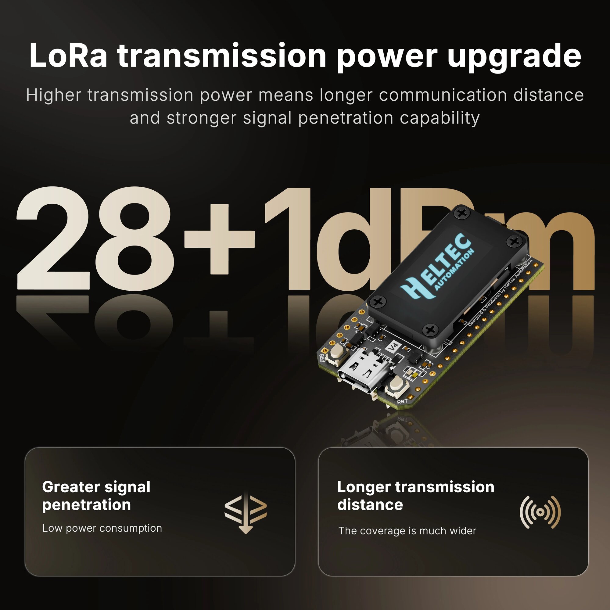 Heltec WiFi LoRa 32 V4, Screen without GPS — фото 1