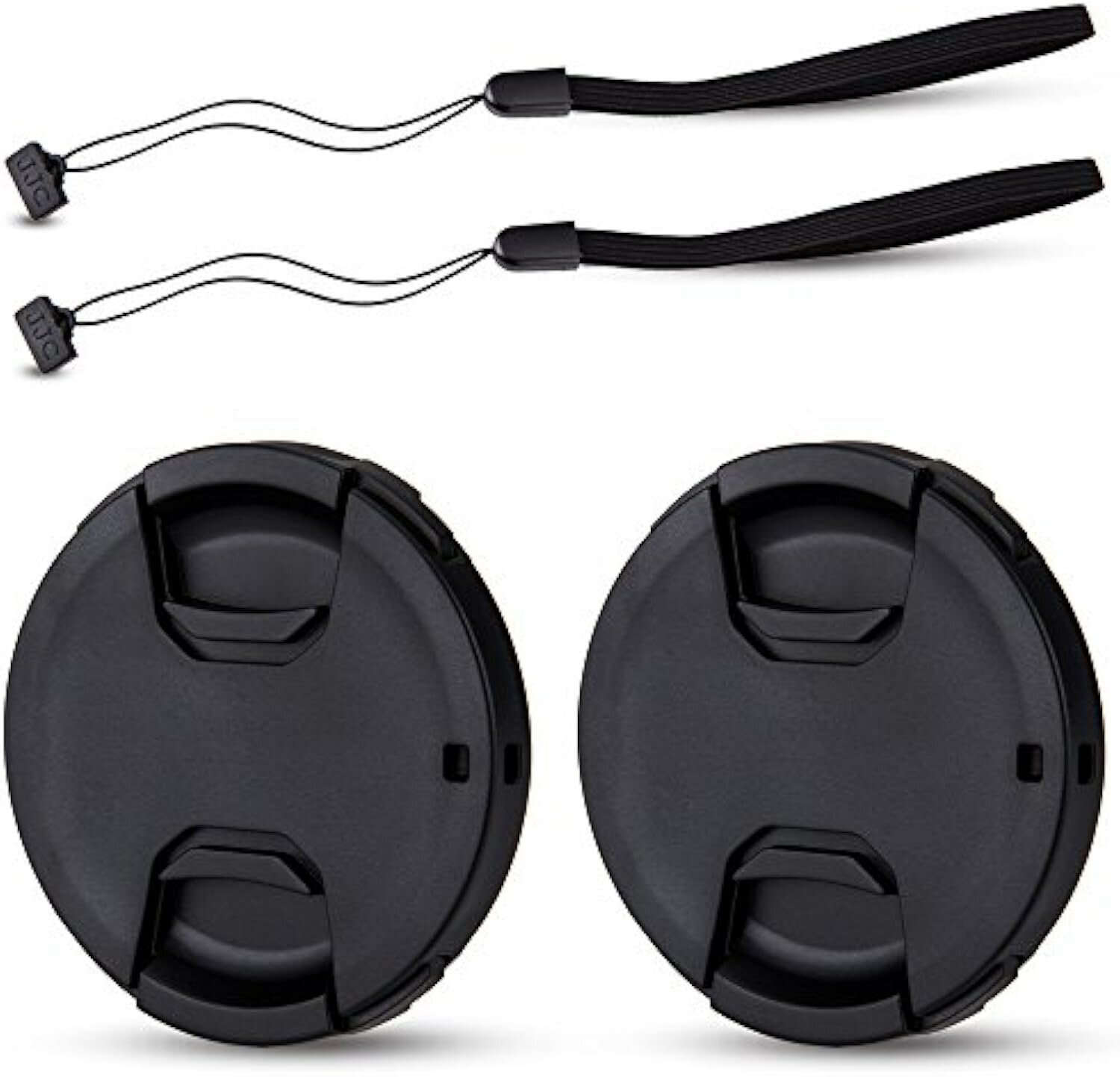 JJC крышка объектива 55 мм (2 шт.) с эластичным держателем, подходит для объективов с резьбой 55 мм