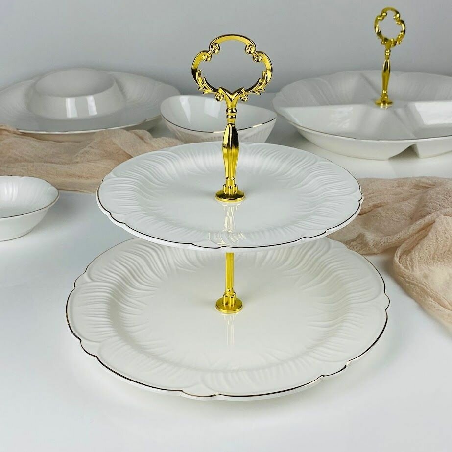 Двухъярусная этажерка 26,5/20,5 см ORCHIDEA