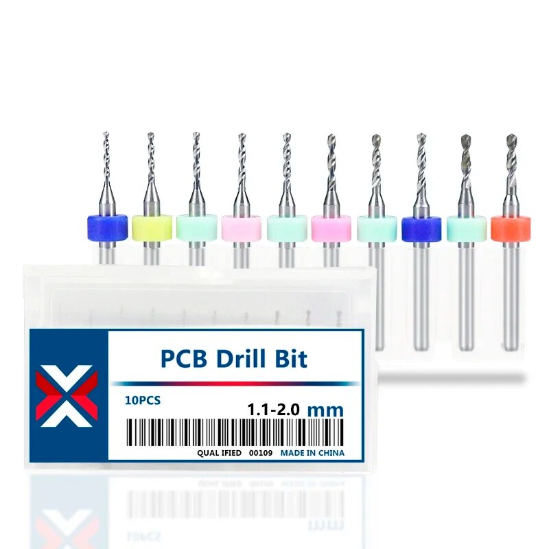 Сверла для печатных плат xcan 0,1-5,0 мм 10pcs 1.1-2.0mm