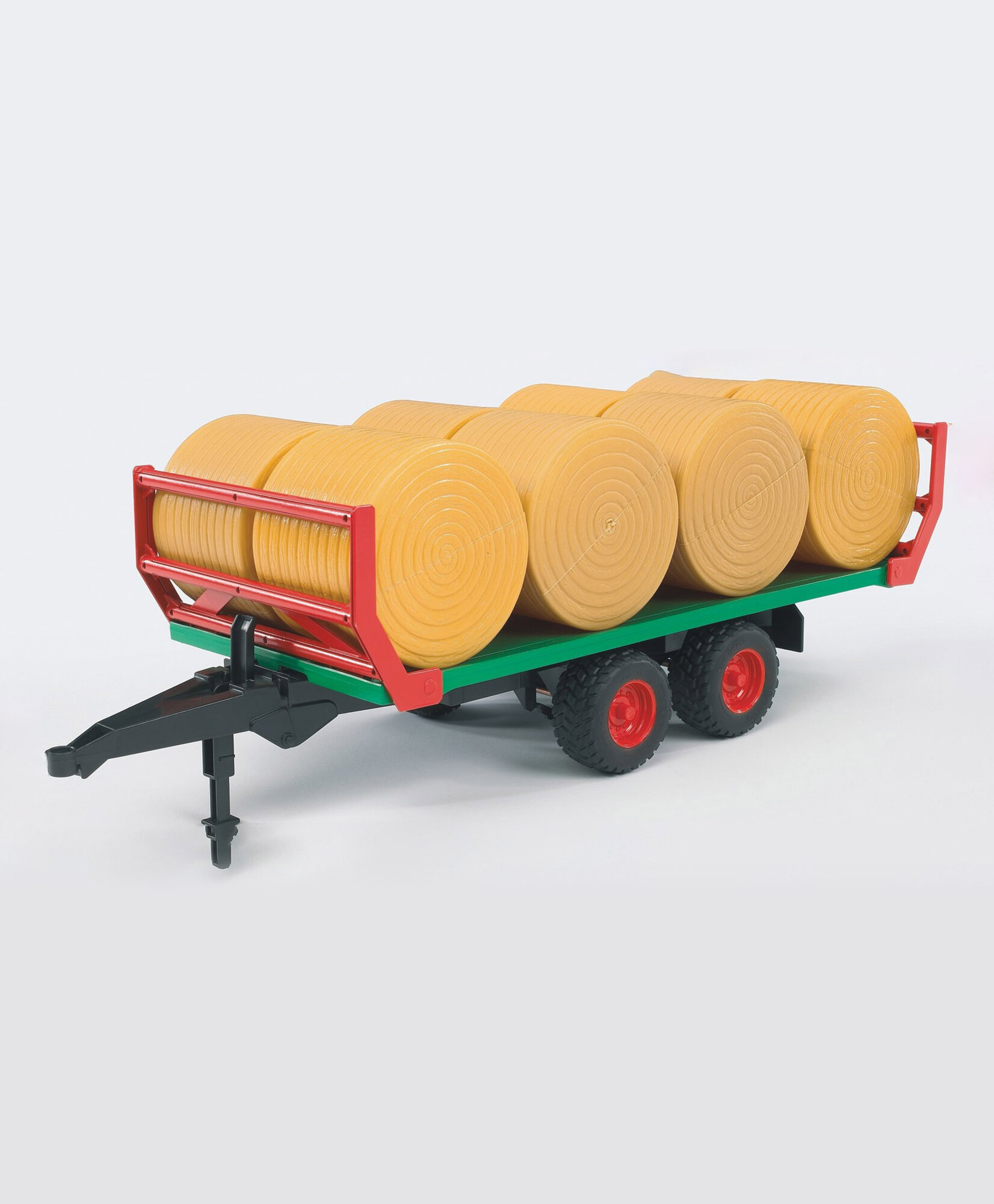 Брудер, Прицеп для перевозки рулонов сена с 8 рулонами, Bruder, 02-220