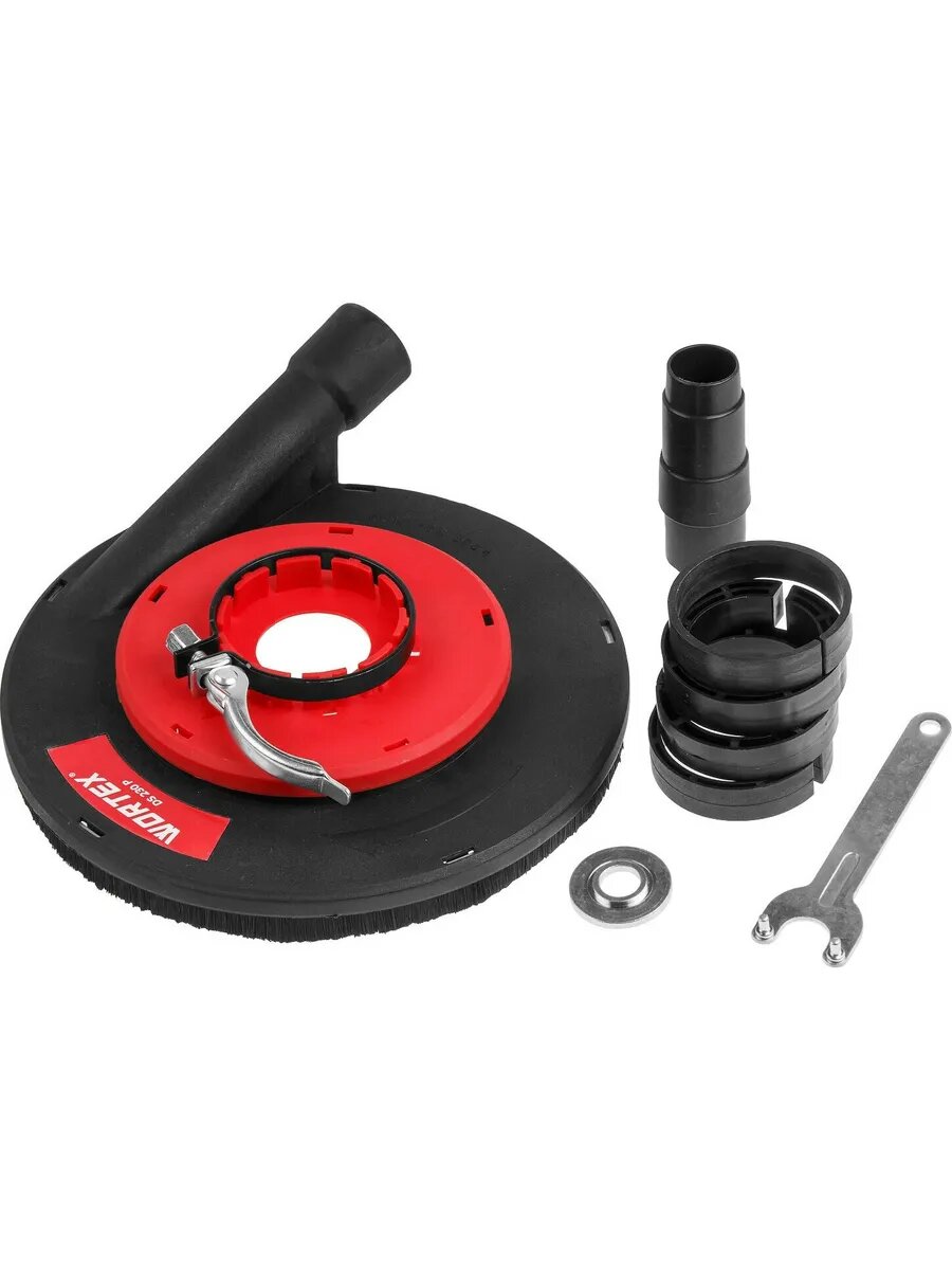 Кожух защитный с пылеотводом для углошлифмашины (болгарки) d 230 мм WORTEX DS 230 P (0323346)