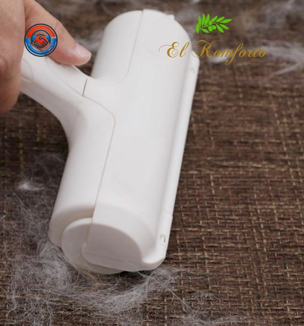 Щетка-ролик для удаления шерсти животных с мебели, одежды и ковров, компактный валик для чистки дивана, кресла и одежды от кошачьей и собачьей шерсти, ручной инструмент для сбора шерсти без питания