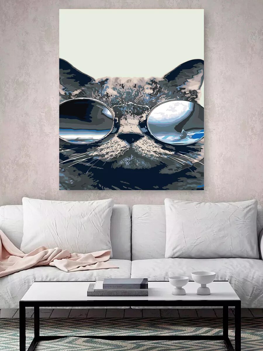 Картина по номерам Кот