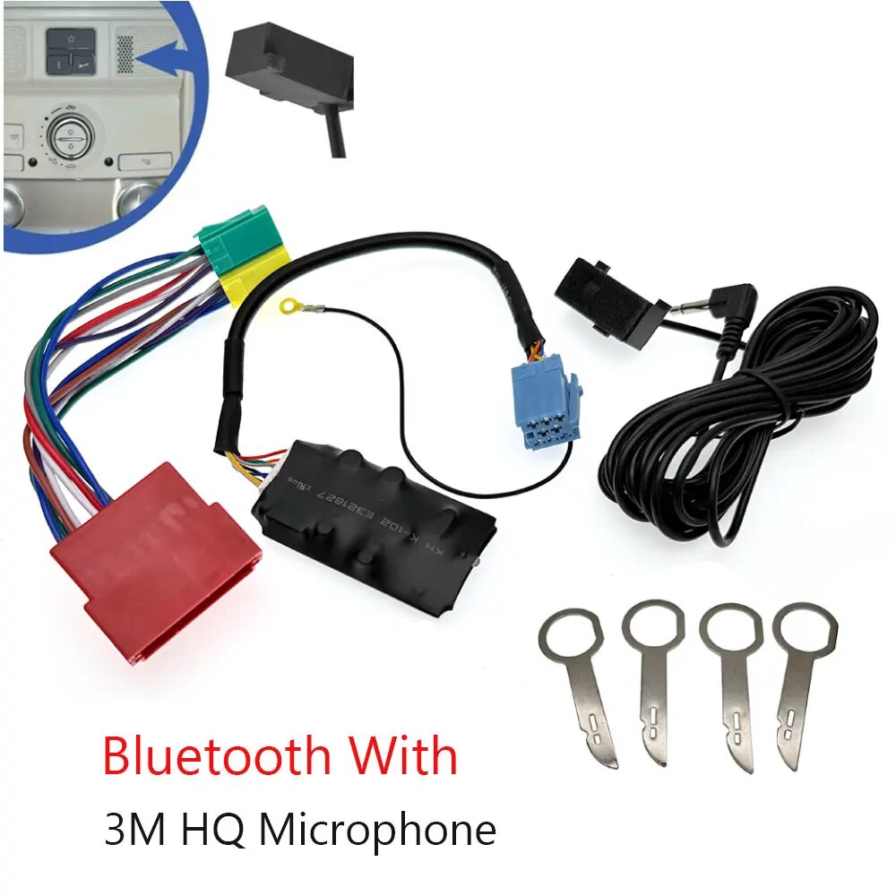 Автомобильный Bluetooth 5,0 AUX гарнитура 8 Pin адаптер A2DP музыкальный аудио кабель для Audi A3 8L 8 P A4 B5-B7 A6 4B A8 4D Quadlock, Bluetooth- HD-Mic